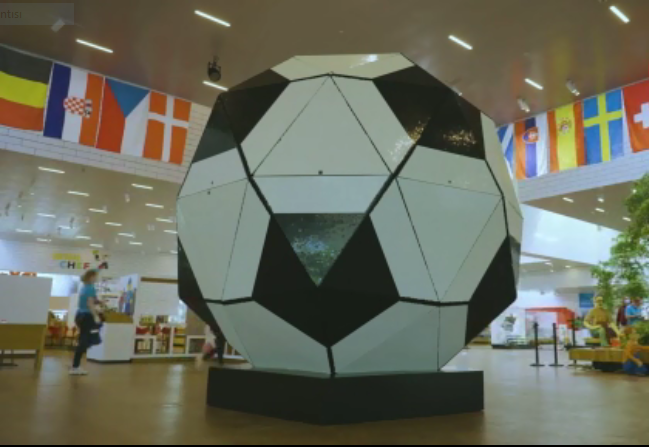 World’s Largest Soccer Ball Made of Legos - IHA News
