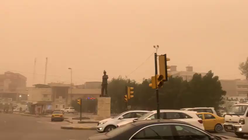 Sandstorm spreading in Iraq - IHA News